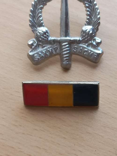 South African Army - SADF SA Corps of Military Police chrome cap badge ...