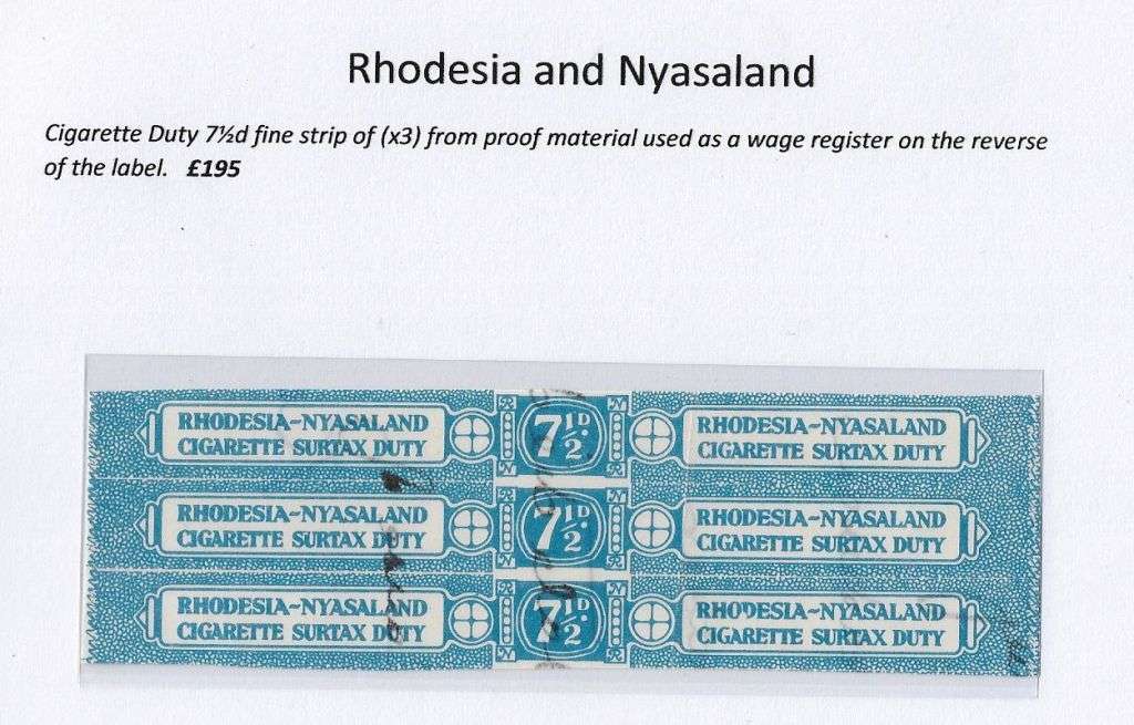 Zimbabwe, Rhodesia & Nyasaland - Rhodesia and Nyasaland seven and a ...