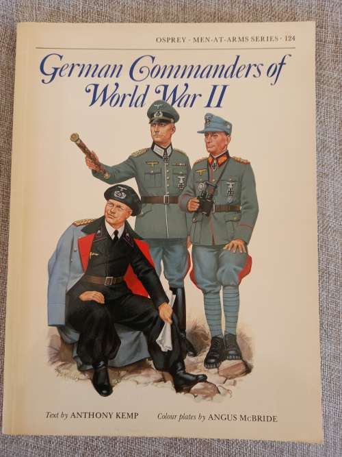 Books - German Commanders of World War II - osprey men-at-arms series ...