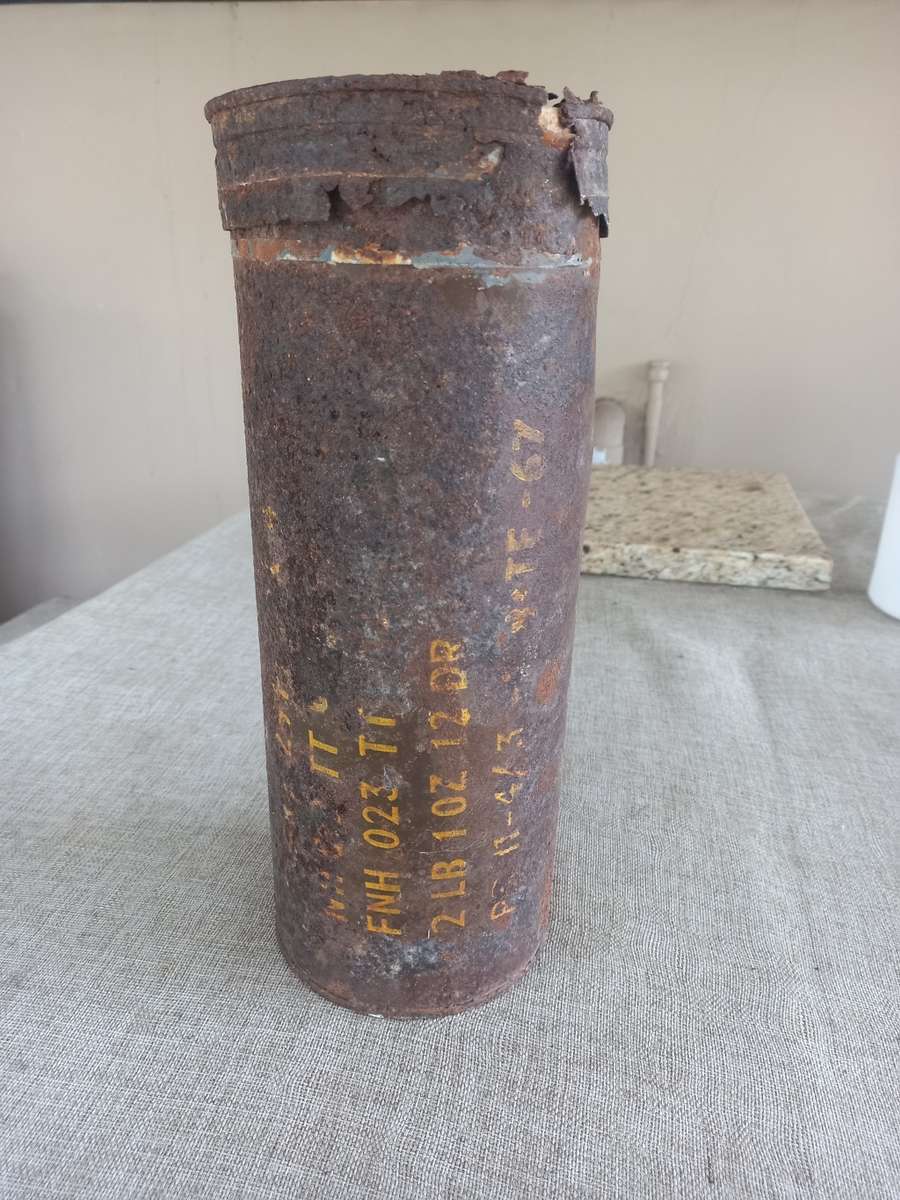 Other War Memorabilia - Artillery Shell holder was listed for R150.00 ...