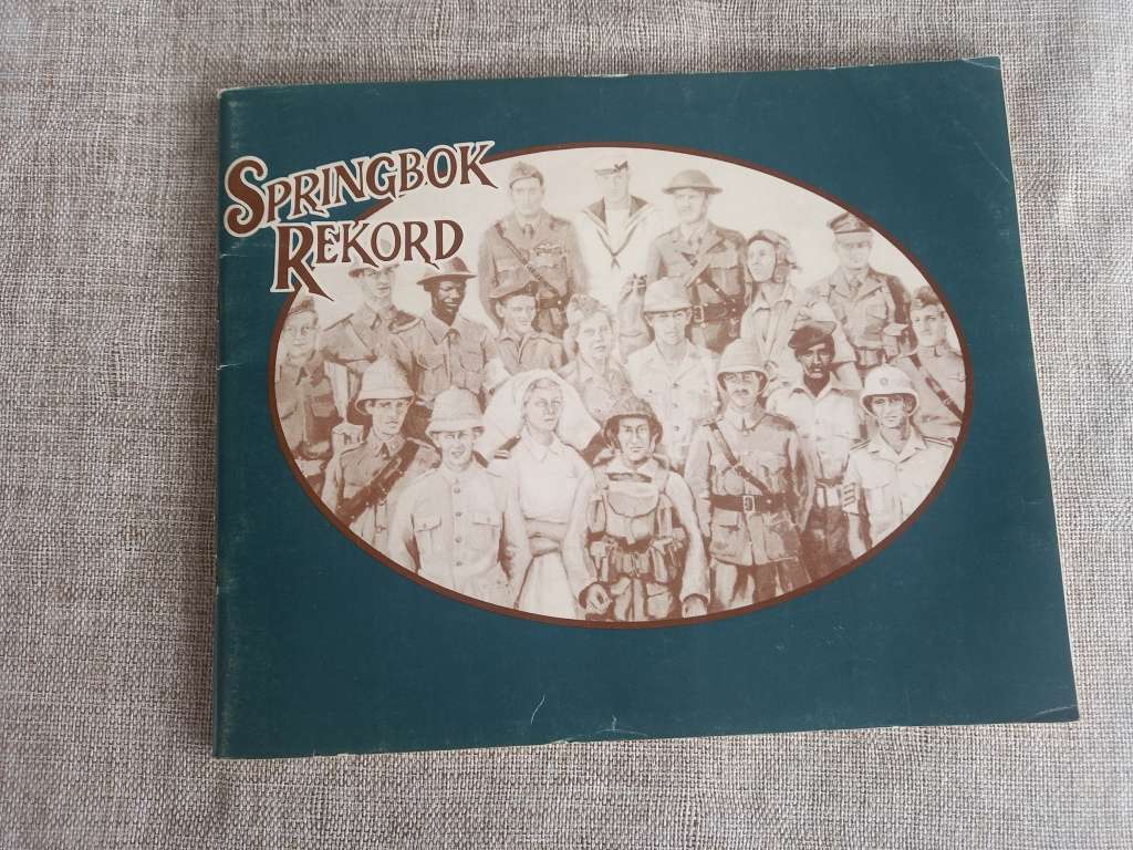 Books - SPRINGBOK RECORD An exhibition 75 years of the history of the ...
