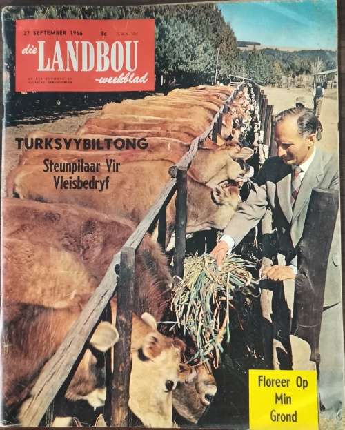Magazines - VINTAGE Landbou Weekblad 27 September 1966 was sold for R35 ...