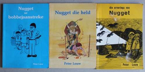 Afrikaans Fiction - 3 x Nugget sagtebande - Peter Louw was sold for R70 ...