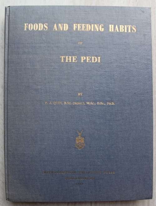 Africana - FOODS AND FEEDING HABITS OF THE PEDI - Quin was listed for ...