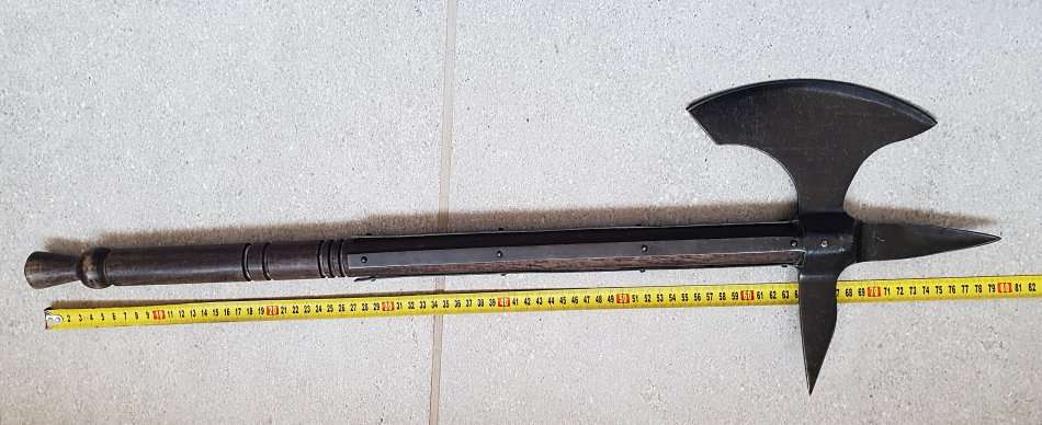 Other Sharp Edged Weaponry - Hand-forged Battle-Ready French Battle Axe ...