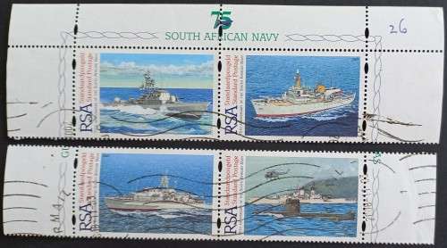 Republic of South Africa - RSA - 1997 75th ANNIV OF SA NAVY - FULL SET ...