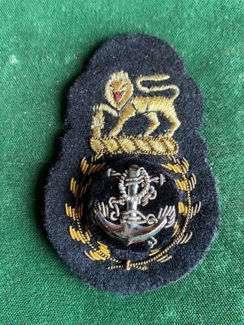 South African Navy - SA NAVY CHIEF PETTY OFFICERS CAP BADGE (LUREX ...