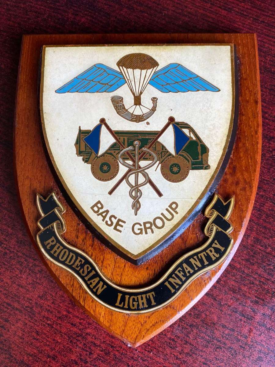 Plaques - RHODESIAN LIGHT INFANTRY,BASE GROUP PLAQUE was listed for R1 ...