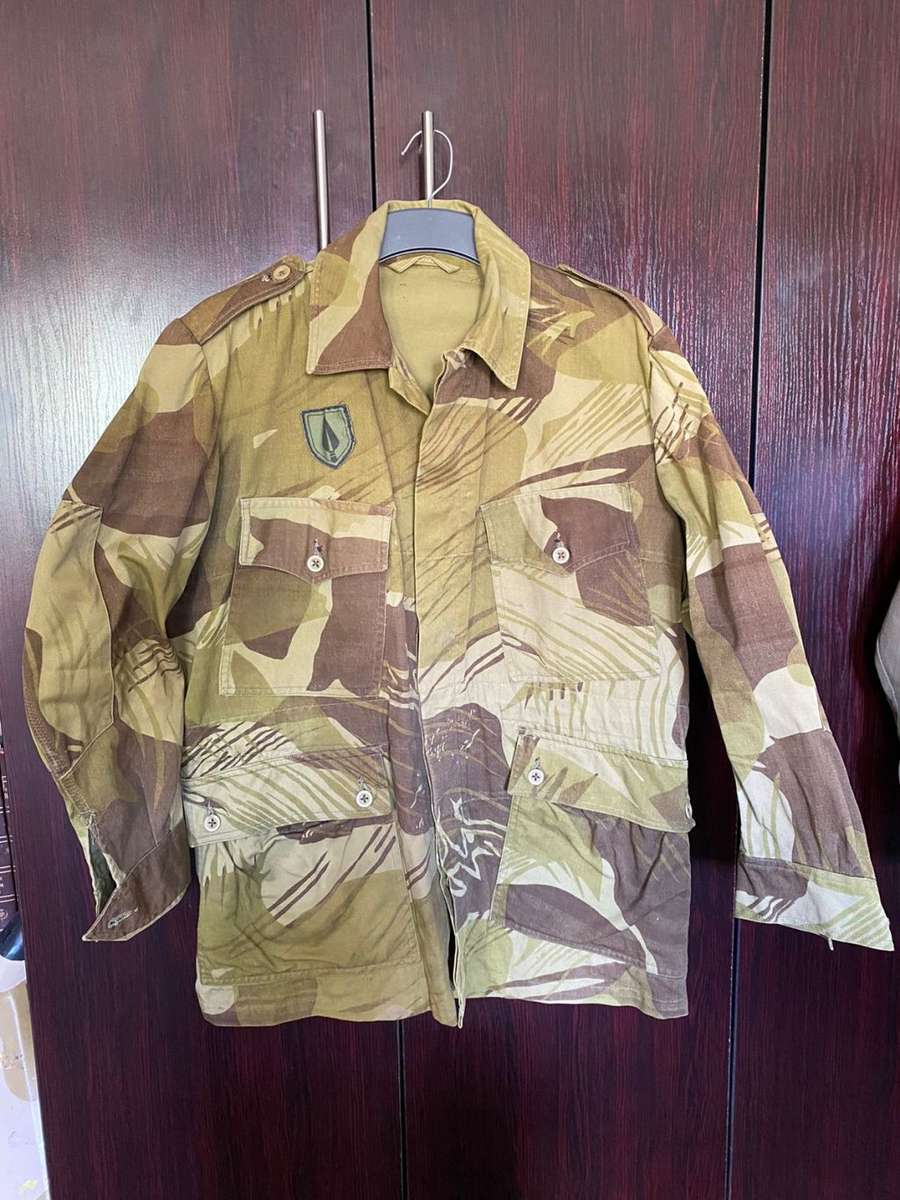Uniforms - RHODESIAN BRUSHSTROKE DRY SEASON CAMO JACKET-A VERY RARE ...
