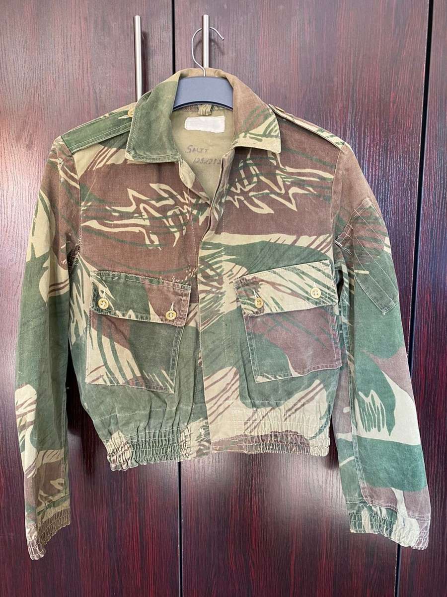 Uniforms - ORIGINAL PERIOD,RHODESIAN CAMO JACKET-BATTLE WORN BUT STILL ...