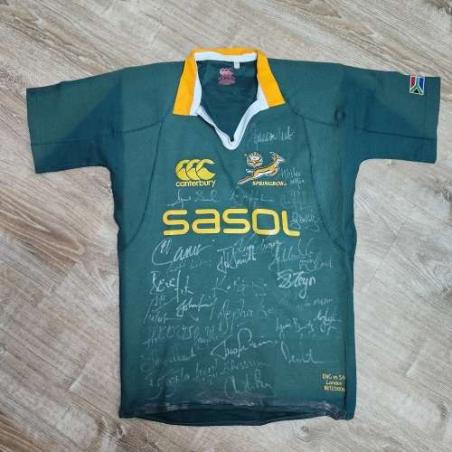 Sporting Memorabilia - Andre Pretoruis Springbok Rugby TEST jersey for ...
