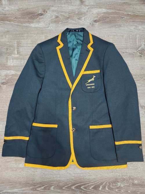 Sporting Memorabilia - Springbok Rugby World Cup Blazer 2019 ULTRA RARE ...