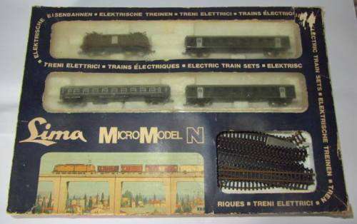 Train Sets - **Lima Micro Model N**ELectric Locomotive(Running) Three ...