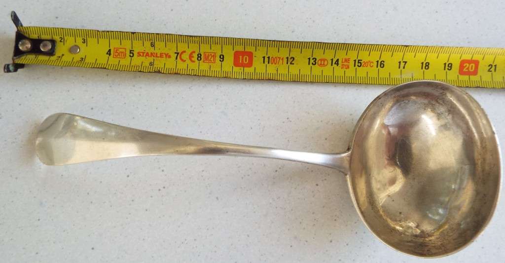 Silver - Antique silver moerse spoon with hallmarks 56 grams of silver ...
