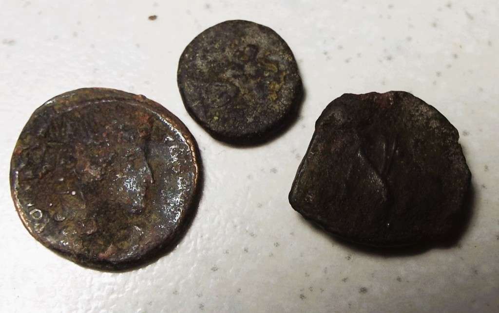 Ancient & Shipwreck - RARE Ancient Roman Coins x 3 ,,,2000 year old ...