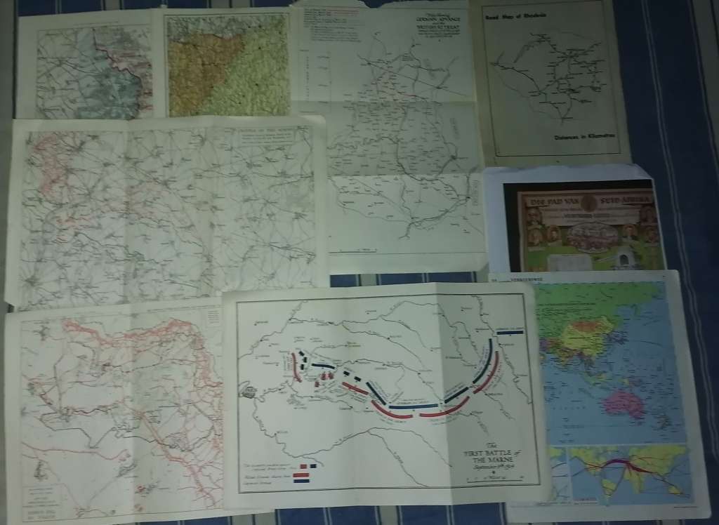 Maps - Collection of War Mini Maps, ect was sold for R1.00 on 13 Dec at ...