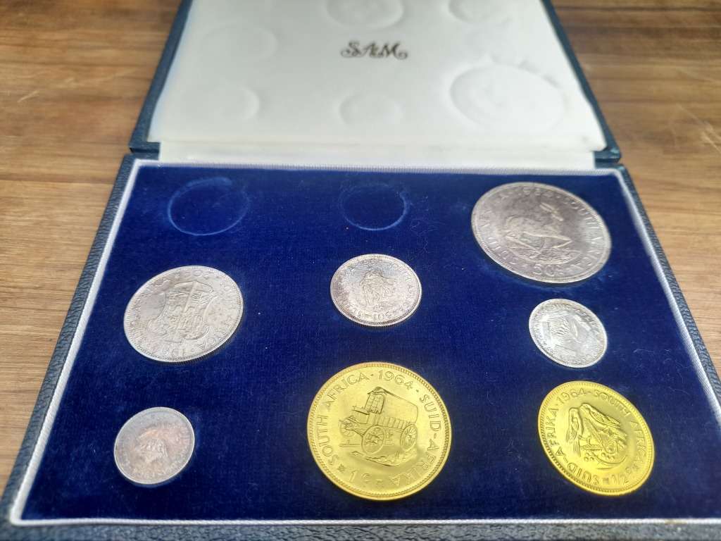 Proof Sets - 1964 SA Proof Set in Original Box was sold for R701.10 on ...