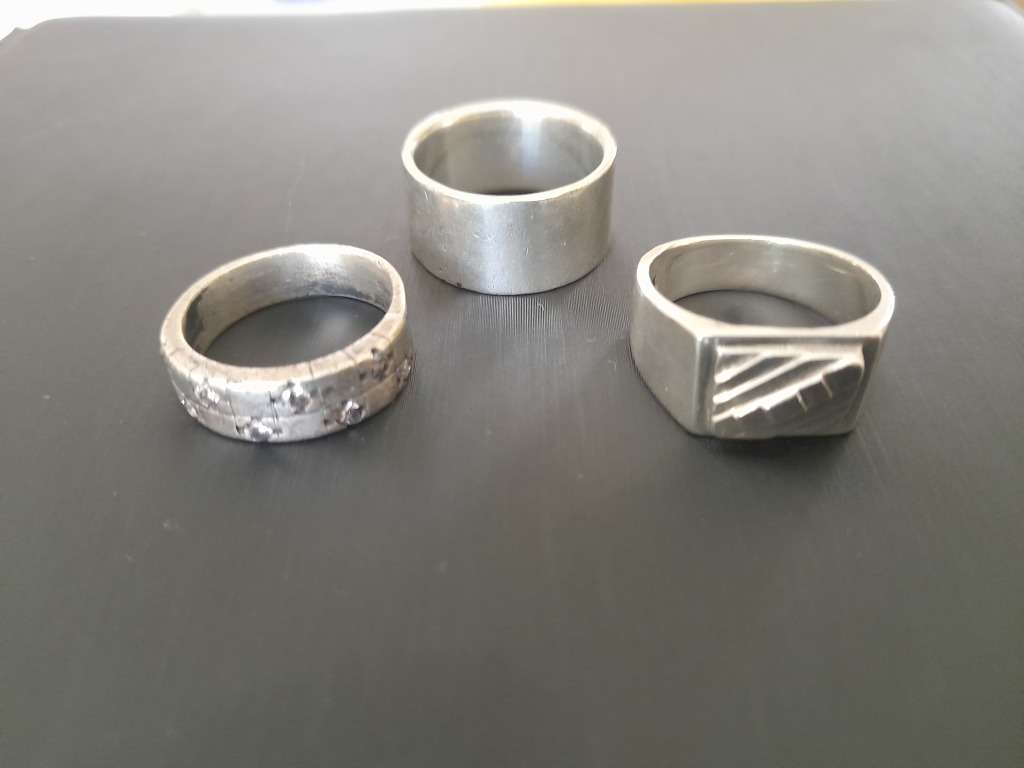 Rings - Lot of 3 Sterling Silver Rings for sale in South Africa (ID ...