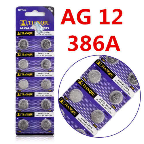 Single Use Batteries - AG12 386A 1.55V Alkaline Battery 10pcs for sale ...