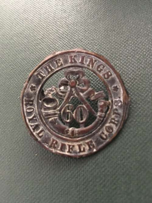 Other Badges & Insignia - The Kings Royal Rifle Corps badge** 38mm in ...