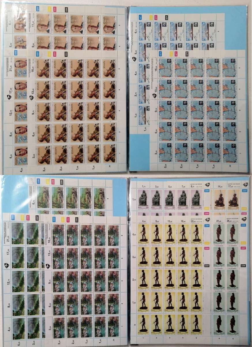 Republic of South Africa - RSA 25 + Full sets of full sheets (Superb ...