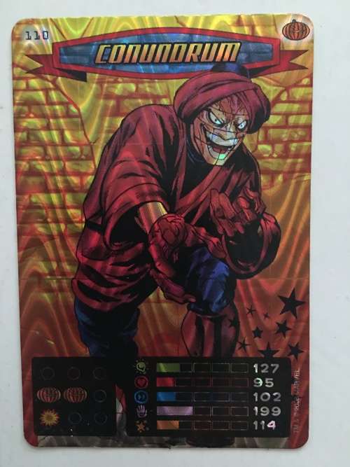 Trading Cards - MARVEL -SPIDER-MAN HEROES & VILLIANS - CONUNDRUM FOIL ...