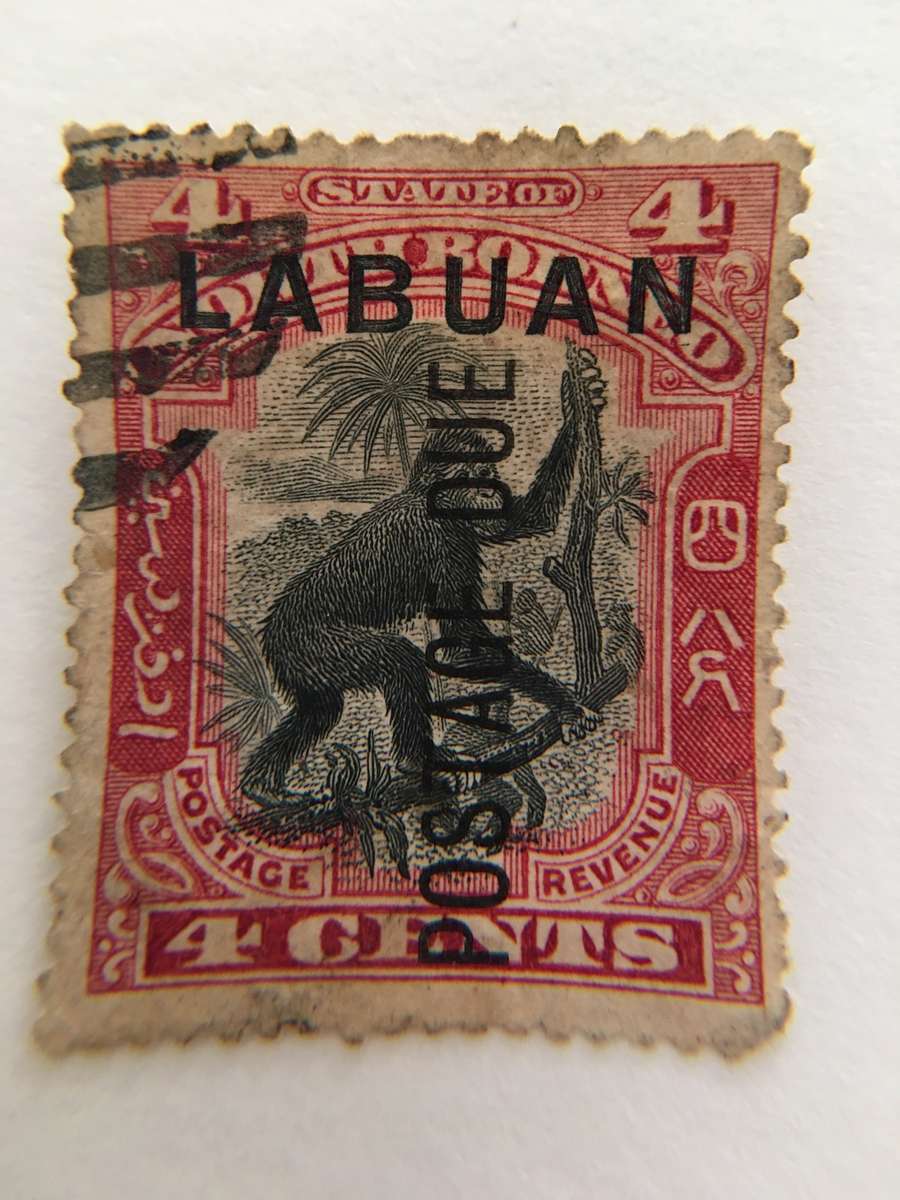Other Australasian - NORTH BORNEO USED AND PRINTED OVER STAMP AND ...