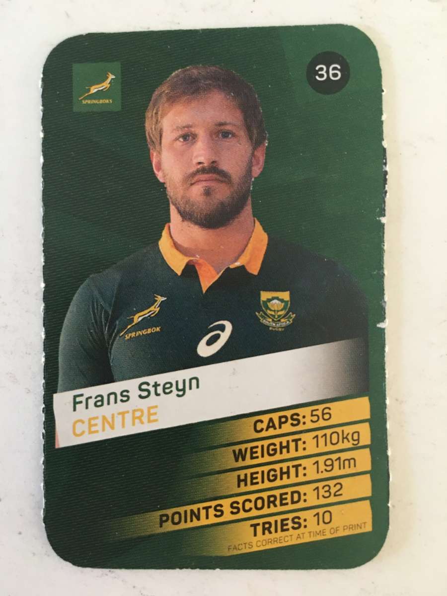 Trading Cards - SPRINGBOK TRADING CARD - PICK N PAY SUPER CARDS - NO ...