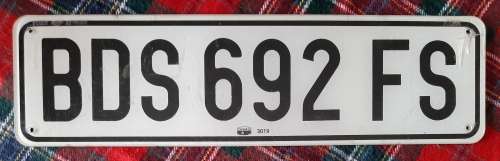 Road - OLD (NOT CURRENT) VEHICLE NUMBER PLATE - FREE STATE was listed ...