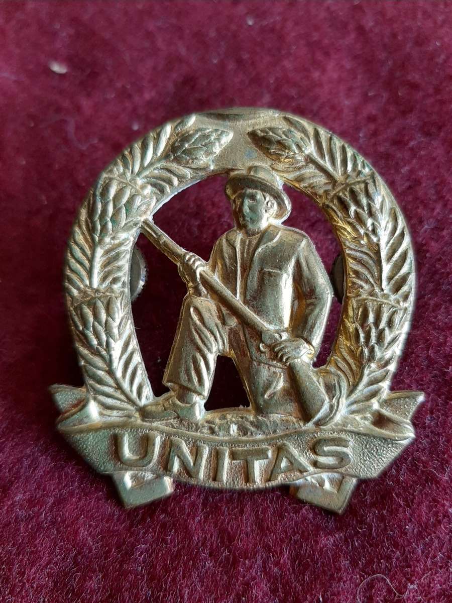 South African Army - SADF - COMMANDO UNITS GILDING CAP BADGE SET ...