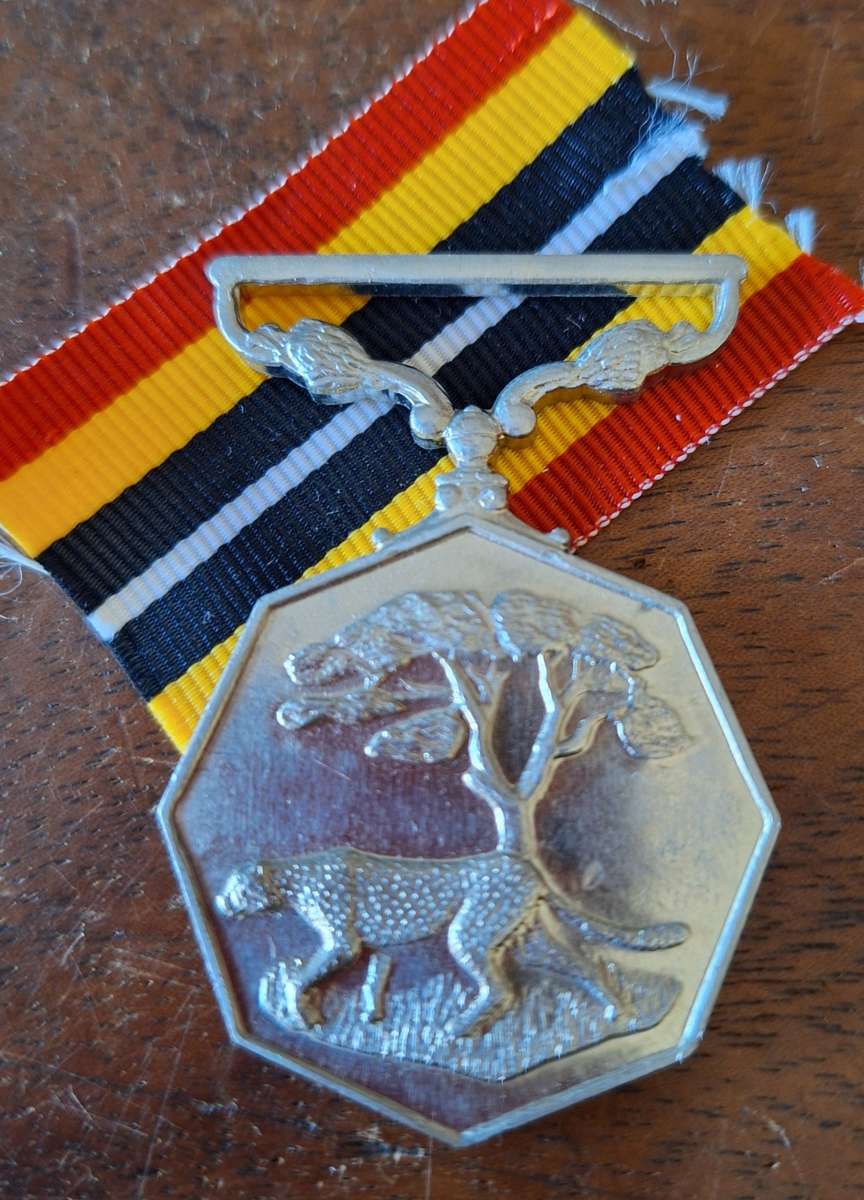 SADF & SANDF - SADF SOUTHERN AFRICA MEDAL (FULL SIZE) REAR NUMBERED ...
