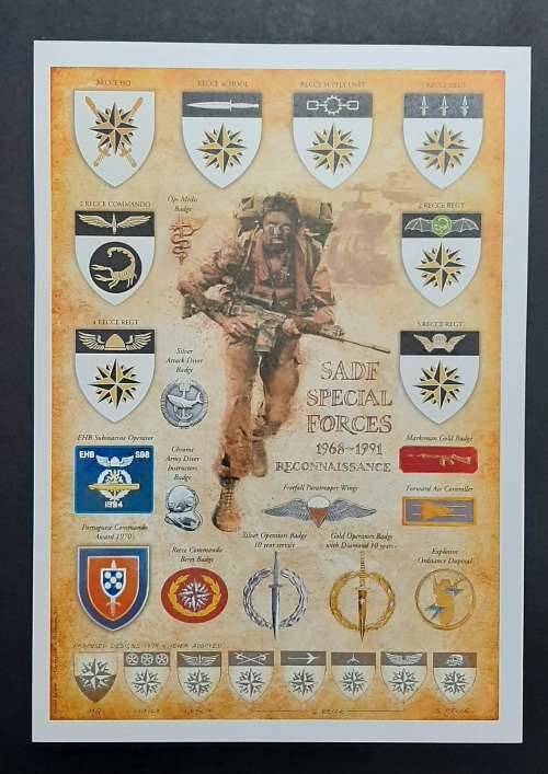 Other Militaria - ** SADF Special Forces (1968-1991) `Recce` Insignia ...