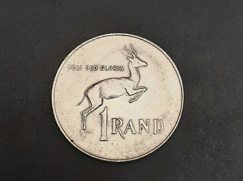 One Rand - ** 1966 South Africa .800 Silver R1 Coin (VF).** for sale in ...