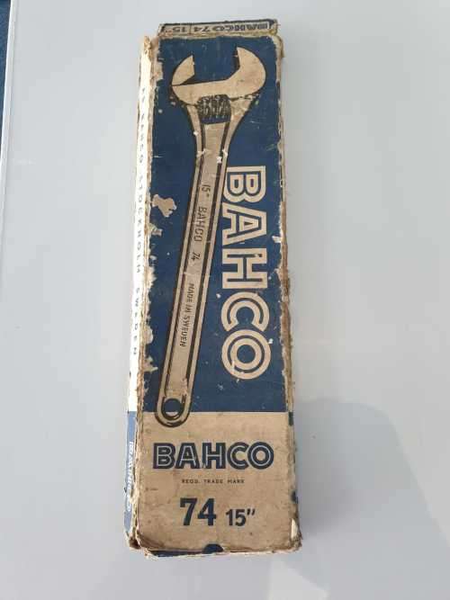 Tools - BAHCO - Shifting Spanner - ** IN ORIGINAL PACKAGING** was sold ...
