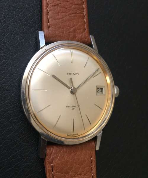 Rare & Collectable Watches - Heno manual wind watch NOS was listed for ...