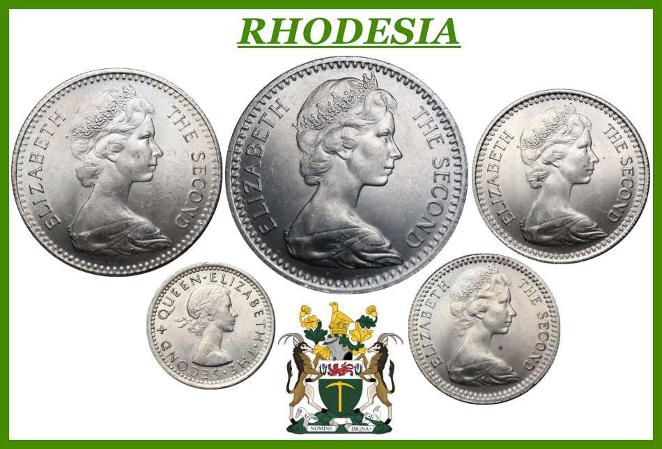 Africa - 1964: RHODESIA : Excellent Coin Set of Uncirculated Coins in ...