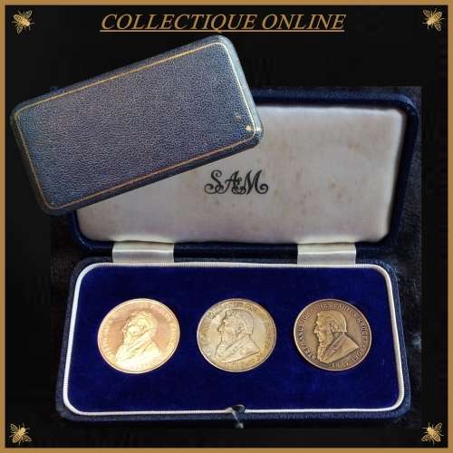 Commemorative - 1954 Gold, Silver and Copper Medallions : Unveiling of ...