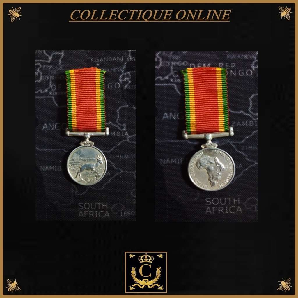 World War 2 - World War II : The Africa Service Medal : MINIATURE . As ...