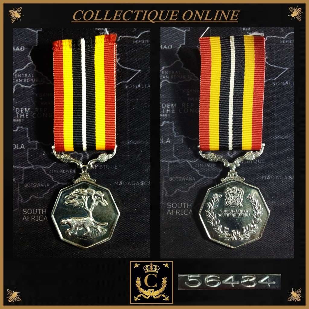 SADF & SANDF - SADF : The Southern Africa Medal : NUMBERED 56484 : FULL ...