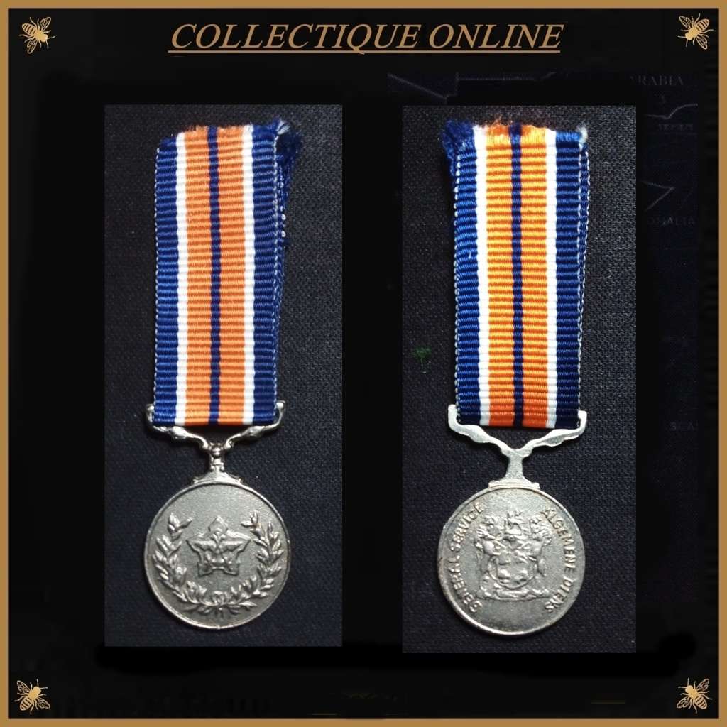 SADF & SANDF - SADF : GENERAL SERVICE MEDAL : MINIATURE MEDAL. As Per ...