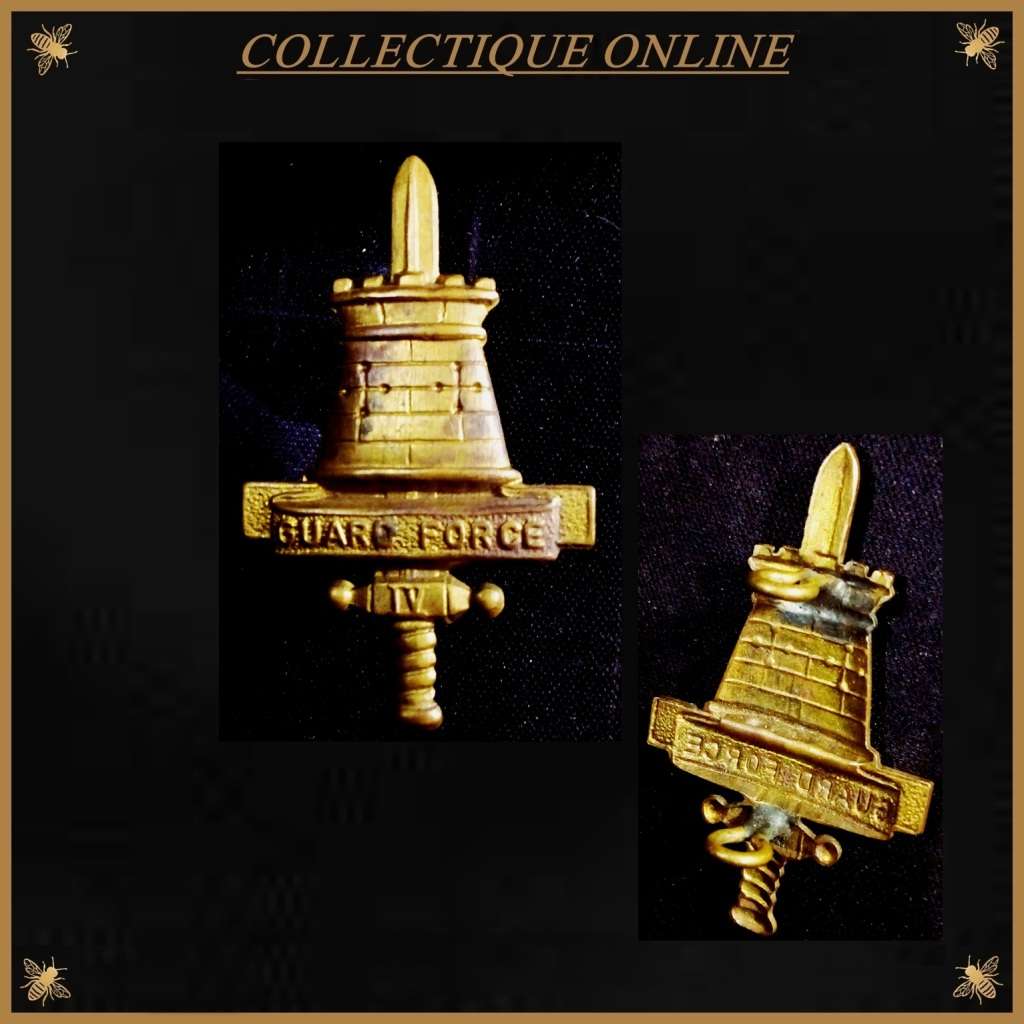 International Badges & Insignia - RHODESIA : GUARD FORCES : BRASS CAP ...