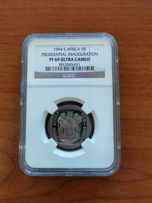 Inauguration R5 - 1994 PRESIDENTIAL INAUGURATION R5 COIN PF69 ULTRA ...