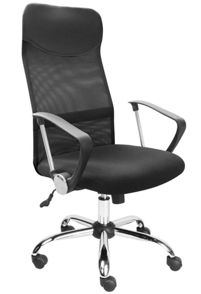Desk Chairs - Rex M - Ergonomic High-Back Office Chair - Black - SEE ...