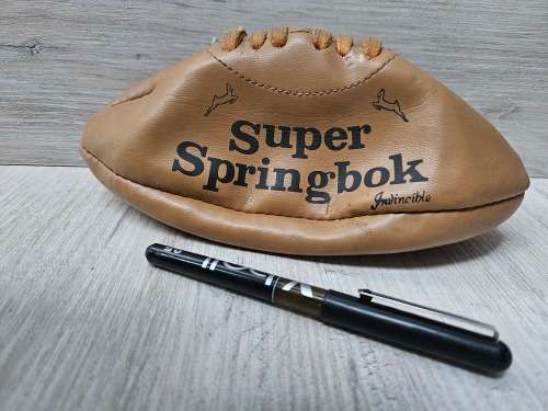 Sporting Memorabilia - VINTAGE MINI SUPER SPRINGBOK RUGBY BALL was sold ...