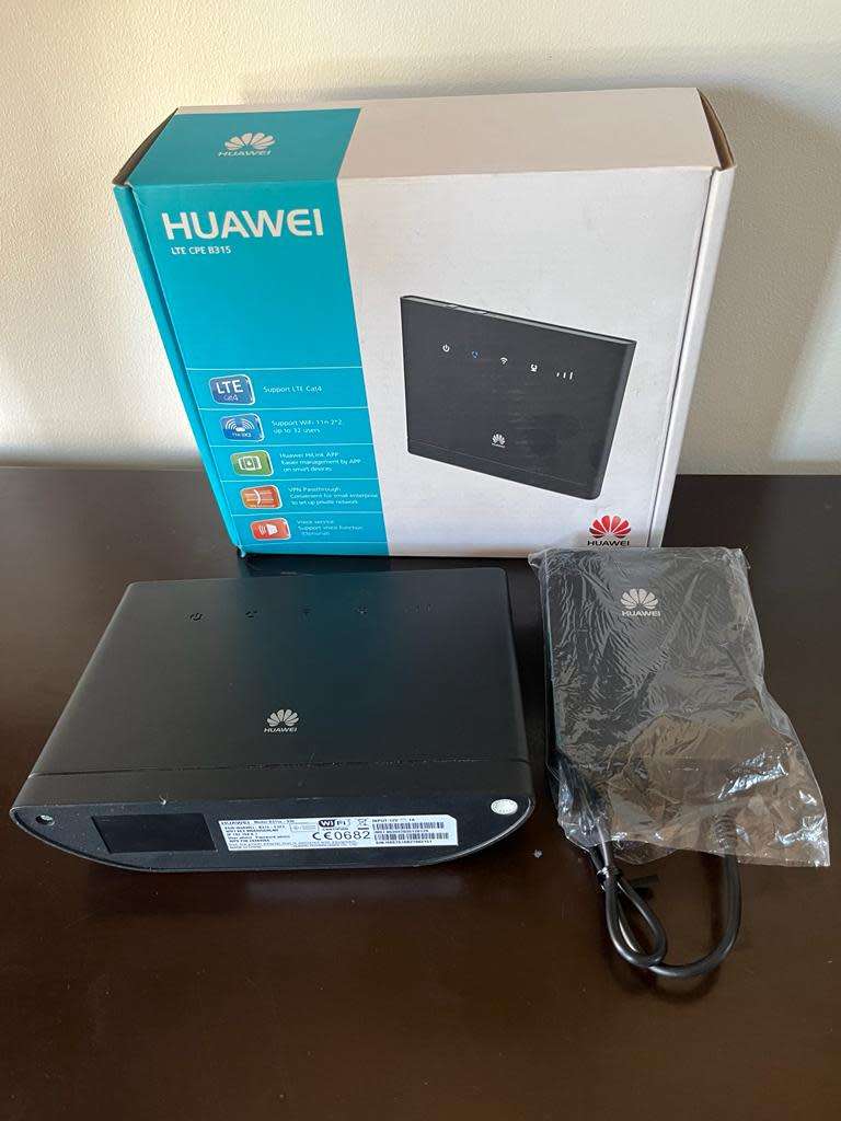 Wireless Routers - HUAWEI B315 LTE 4G Wireless Router was sold for R800 ...
