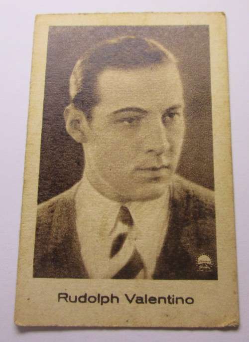 Advertising - 1928 RUDOLPH VALENTINO SOCIEDADE COLONIAL DE TABACOS FILM ...