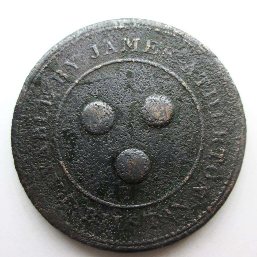 Tokens - 1813 Penny Bilston Beehive One Pound Note for 240 Tokens ...