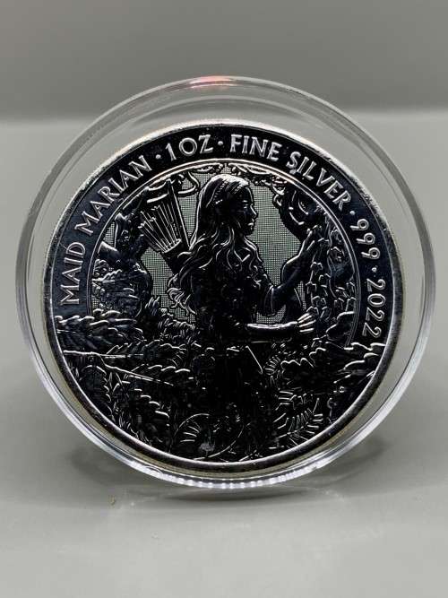 Gold & Bullion Coins - 2022 MAID MARION OF THE ROBIN HOOD SERIES 1oz ...