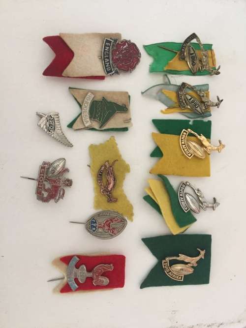 Sporting Memorabilia - 12 Rare Vintage 1960s RUGBY SPRINGBOK SOUTH ...