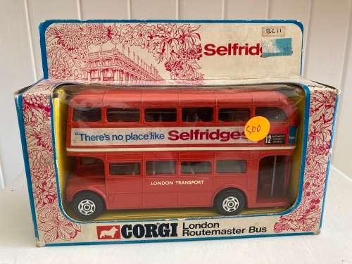 Models - CORGI 467 SELFRIDGES STORES Exclusive London Routemaster Bus ...